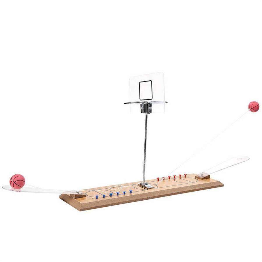 Wooden Dual Basketball Hoop Game – Mad Man
